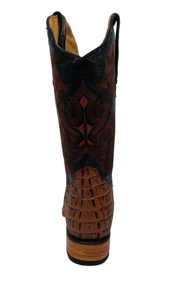 EL CORRAL BOOTS- PIEL COLA DE CAIMAN- COLOR SHEDRON-HORMA REY-SUELA ...