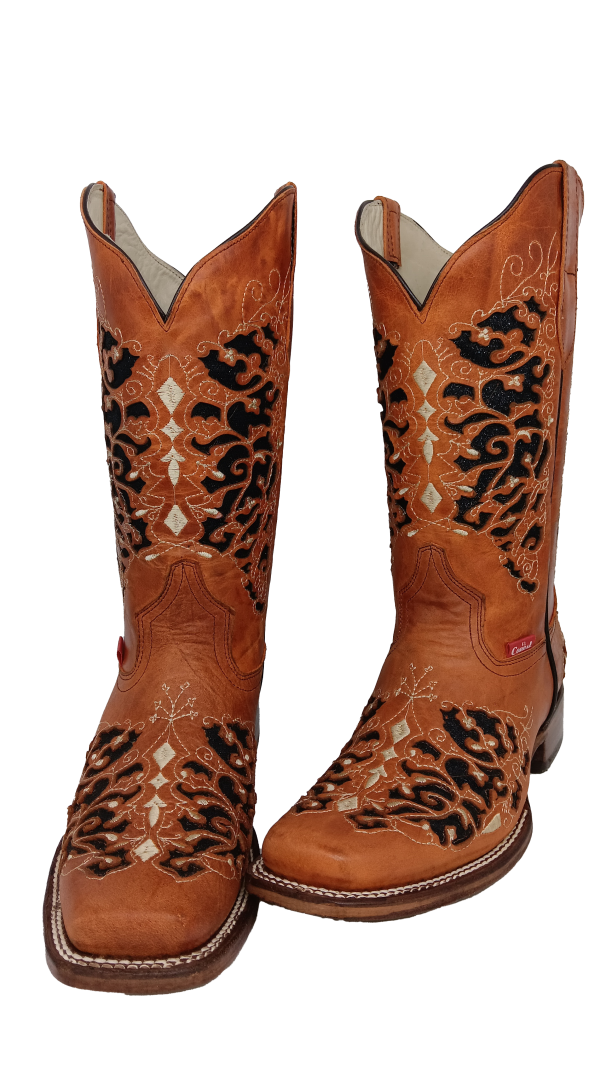 EL CORRAL BOOTS – RODEO LASER SHEDRON FONDO NEGRO – Botas de Cuero ...