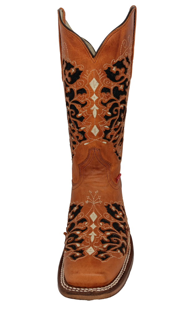 EL CORRAL BOOTS – RODEO LASER SHEDRON FONDO NEGRO – Botas de Cuero ...